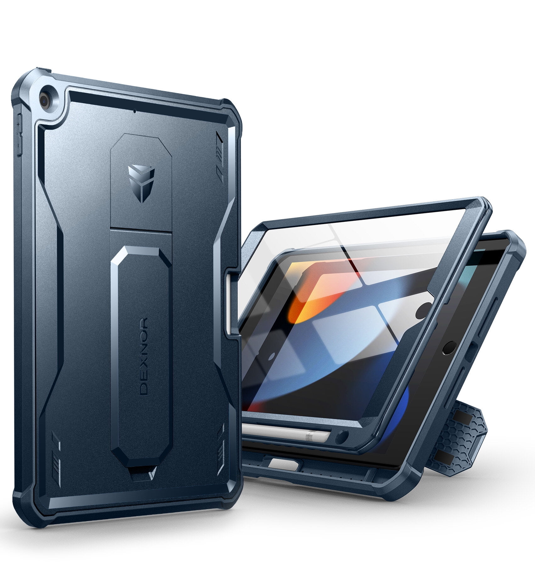 Dexnor for iPad 9th /8th /7th Generation Case 10.2 Inch, [Built in ...