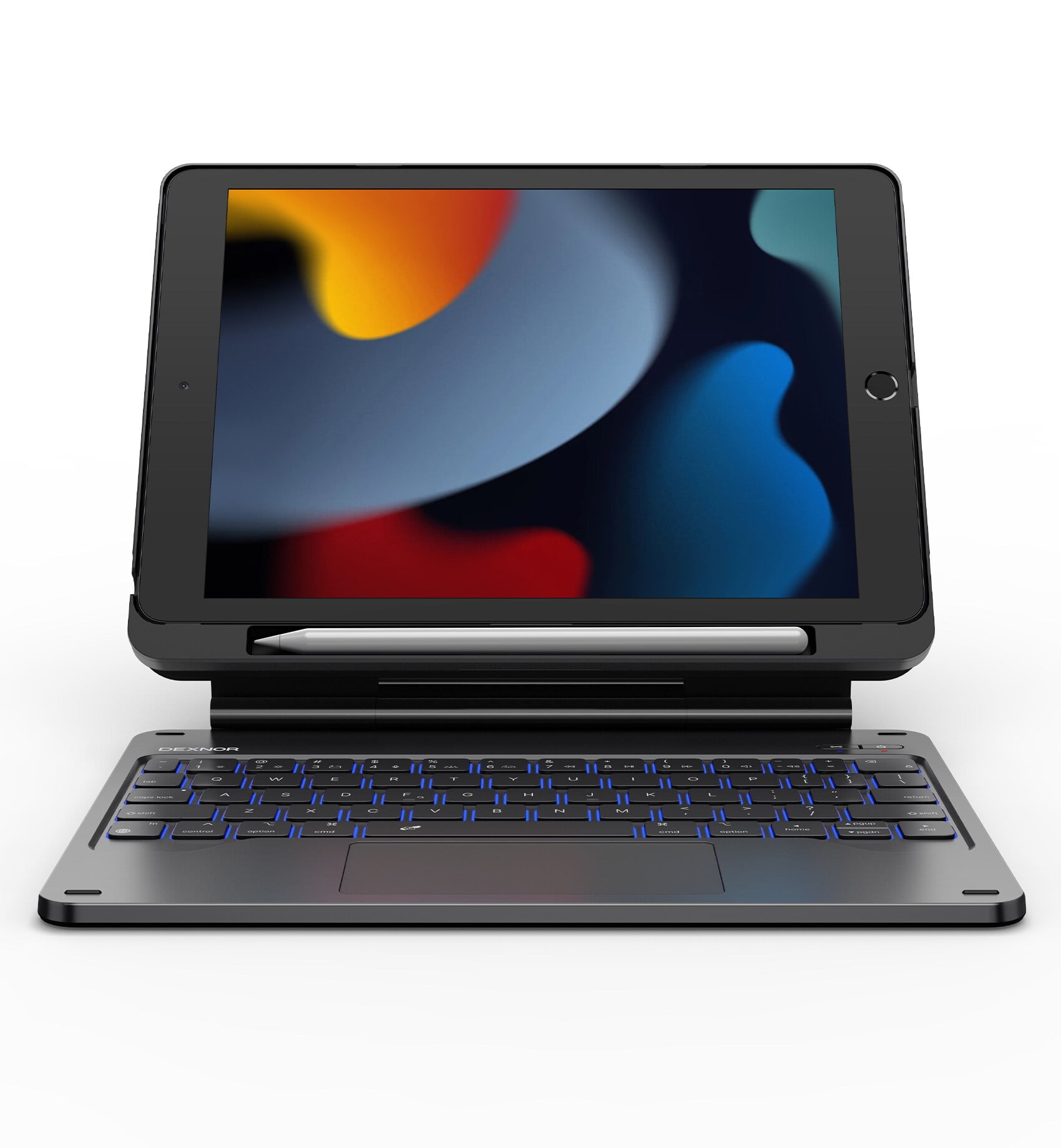 Open Box Dexnor for iPad 9th Generation Case with Keyboard Floating ...