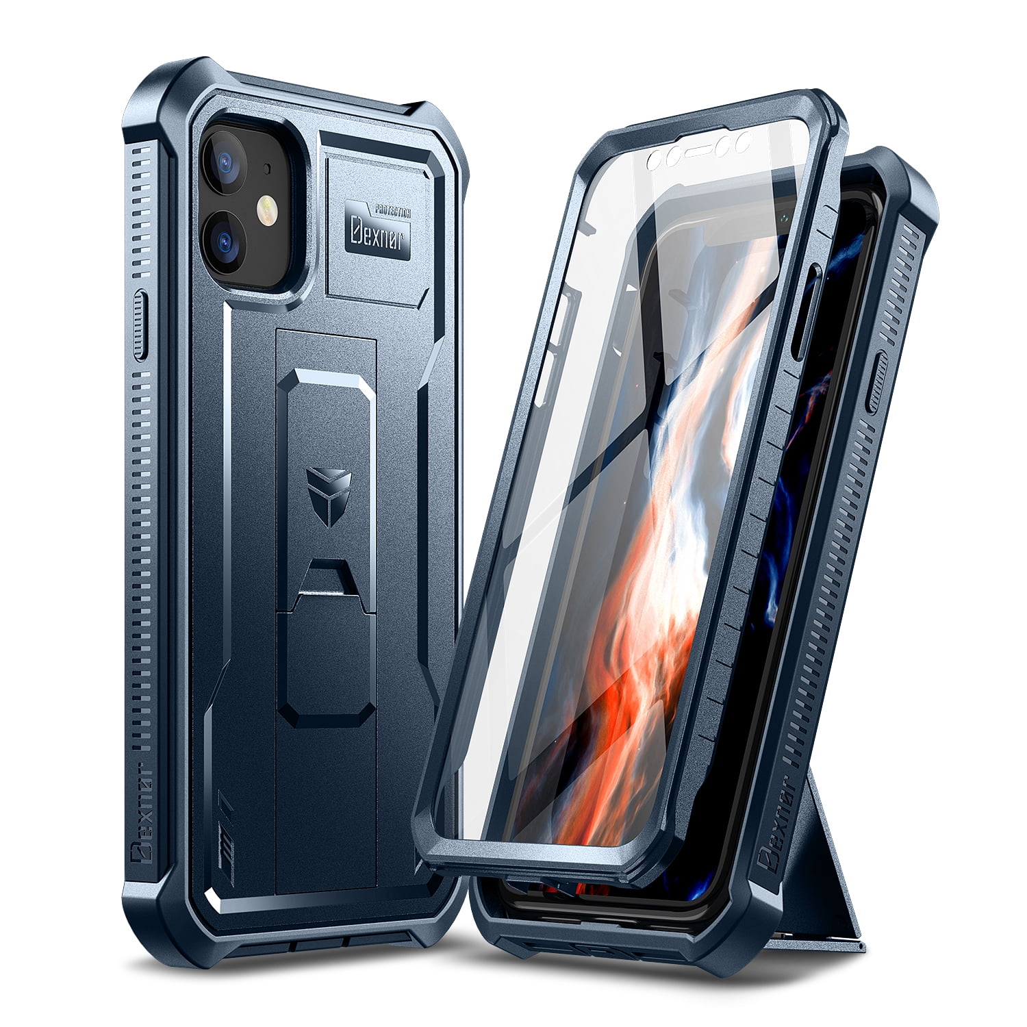 Dexnor iPhone 11 Case - Kickstand, 360 Full-Body Protection, Shockproof ...