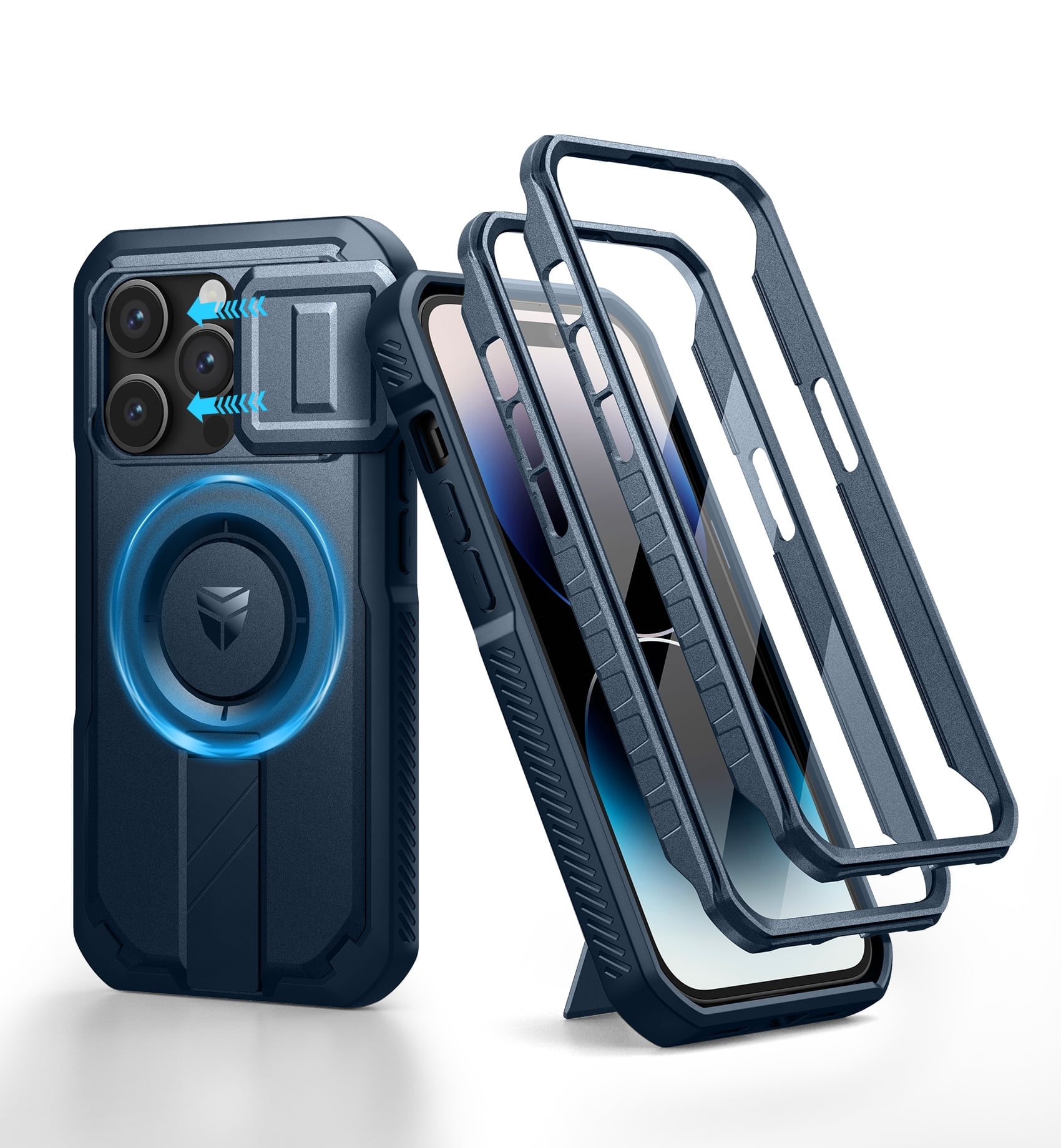 Dexnor for iPhone 14 Pro Case with Slide Camera Cover & Adjustable ...