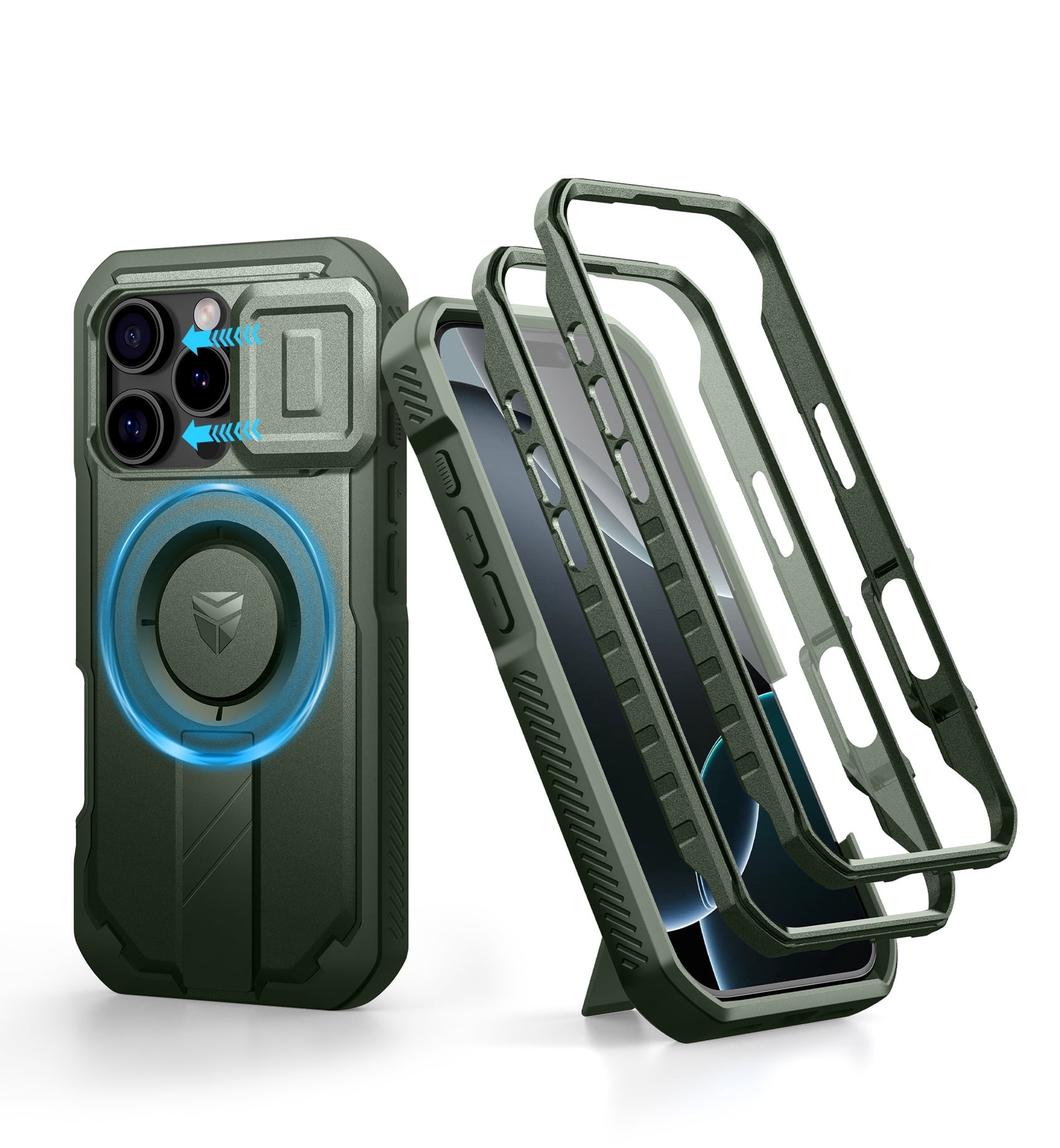 Dexnor for iPhone 16 Pro Case with Slide Camera Cover & Adjustable ...
