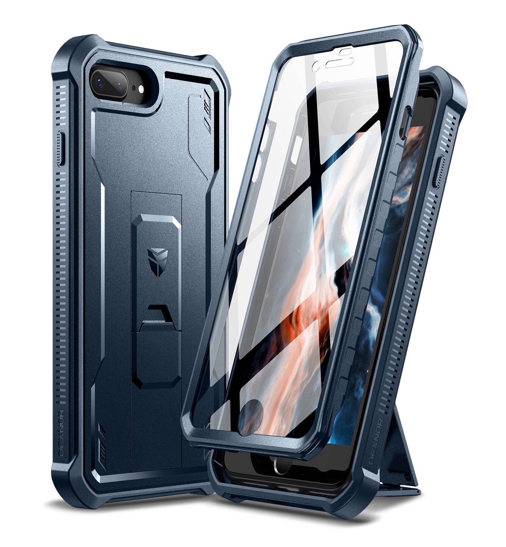 Dexnor Military Grade iPhone 8/7 Plus Case with Screen Protector ...