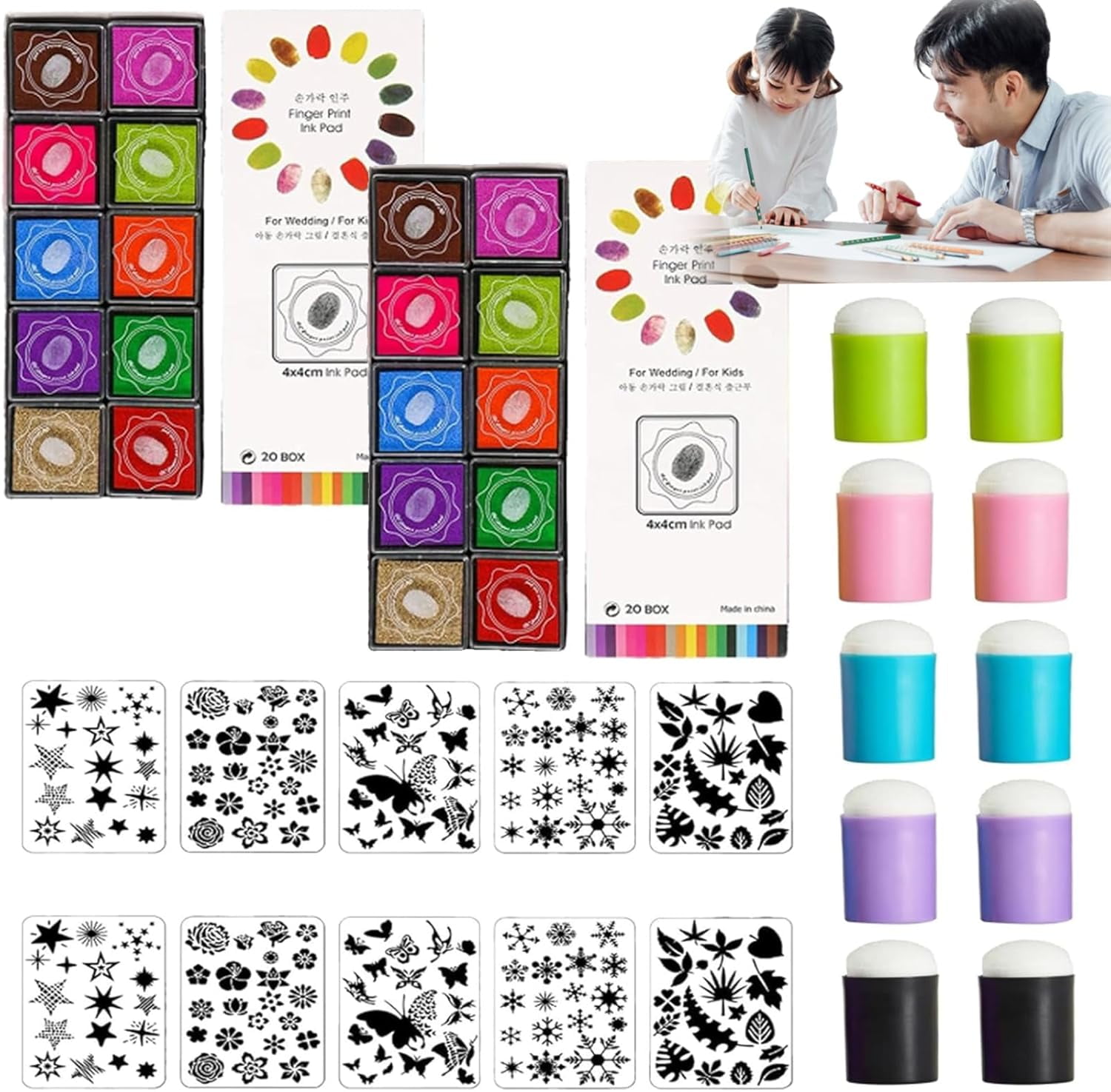 Dexoroday Finger Painting, Dexoroday Sponge Finger Painting, Sponge ...