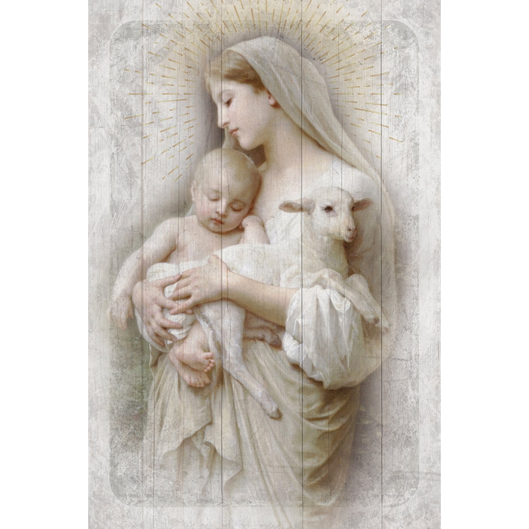 Dexsa L'innocence Symbols of Faith Inspirational Wood Plaque 6 inches x ...