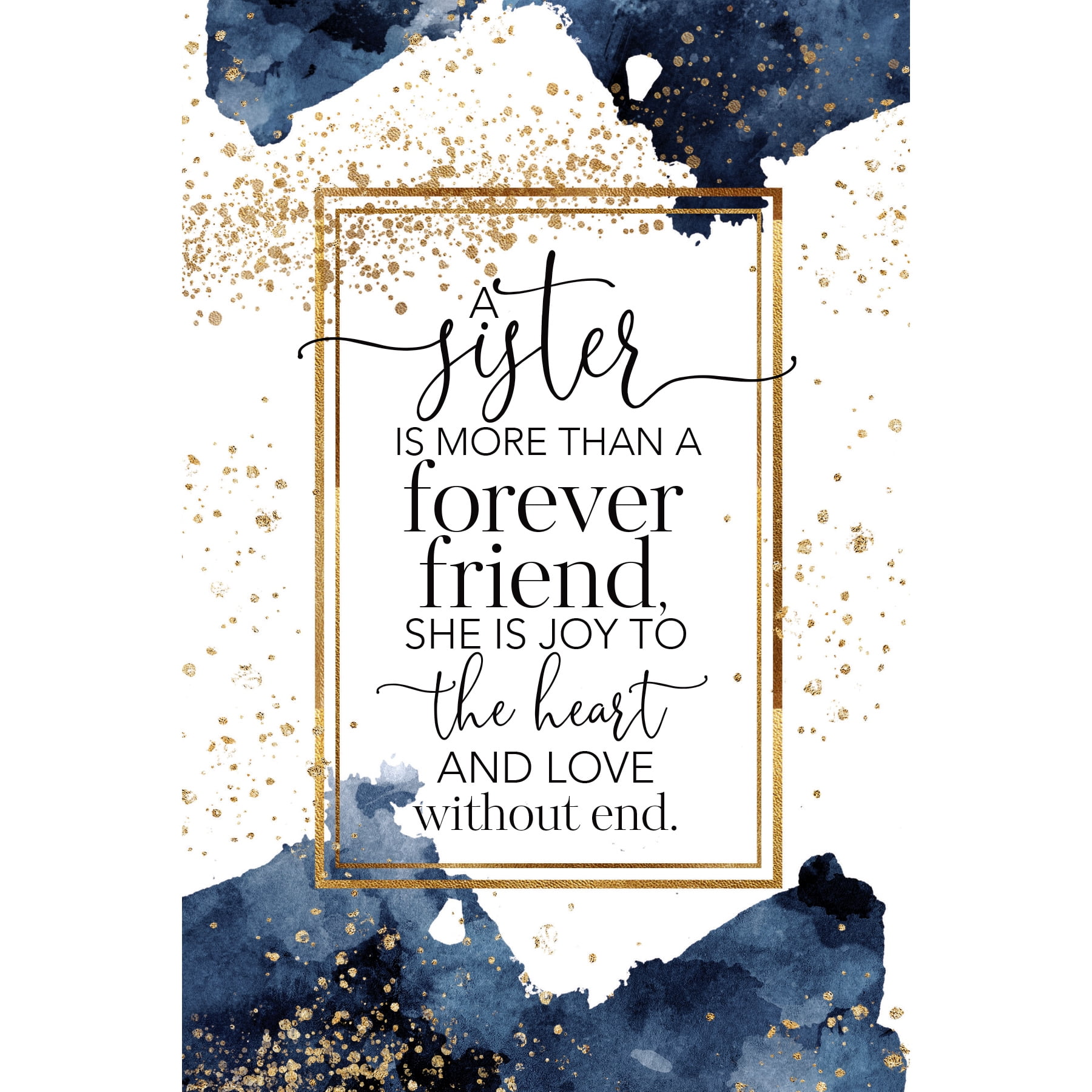 Dexsa Sister Wood Plaque with Inspiring Quotes 6 in x 9 in - Wall ...