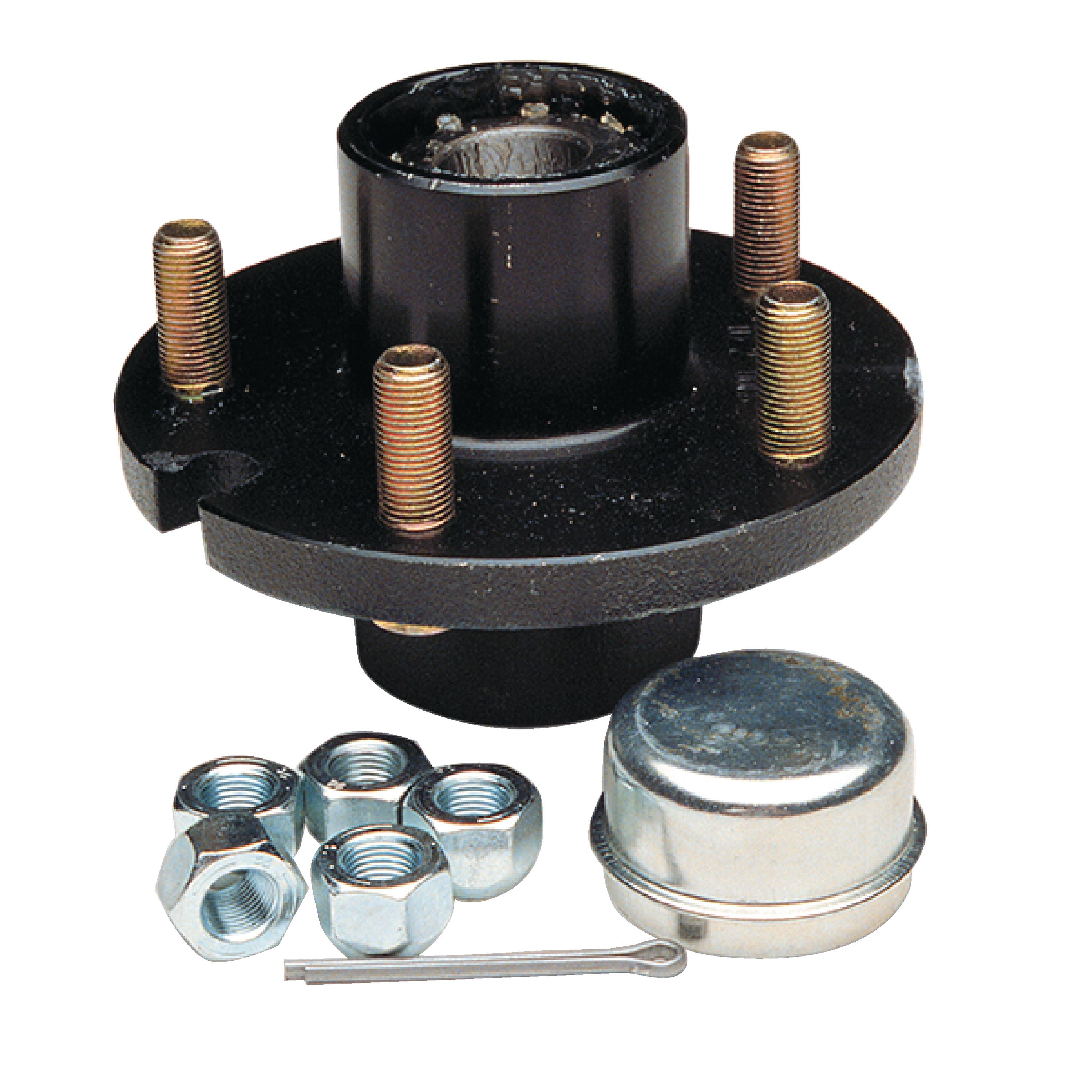 Dexter 1,250 lb Capacity Replacement Wheel Hub Kit with 1" Bearings ...