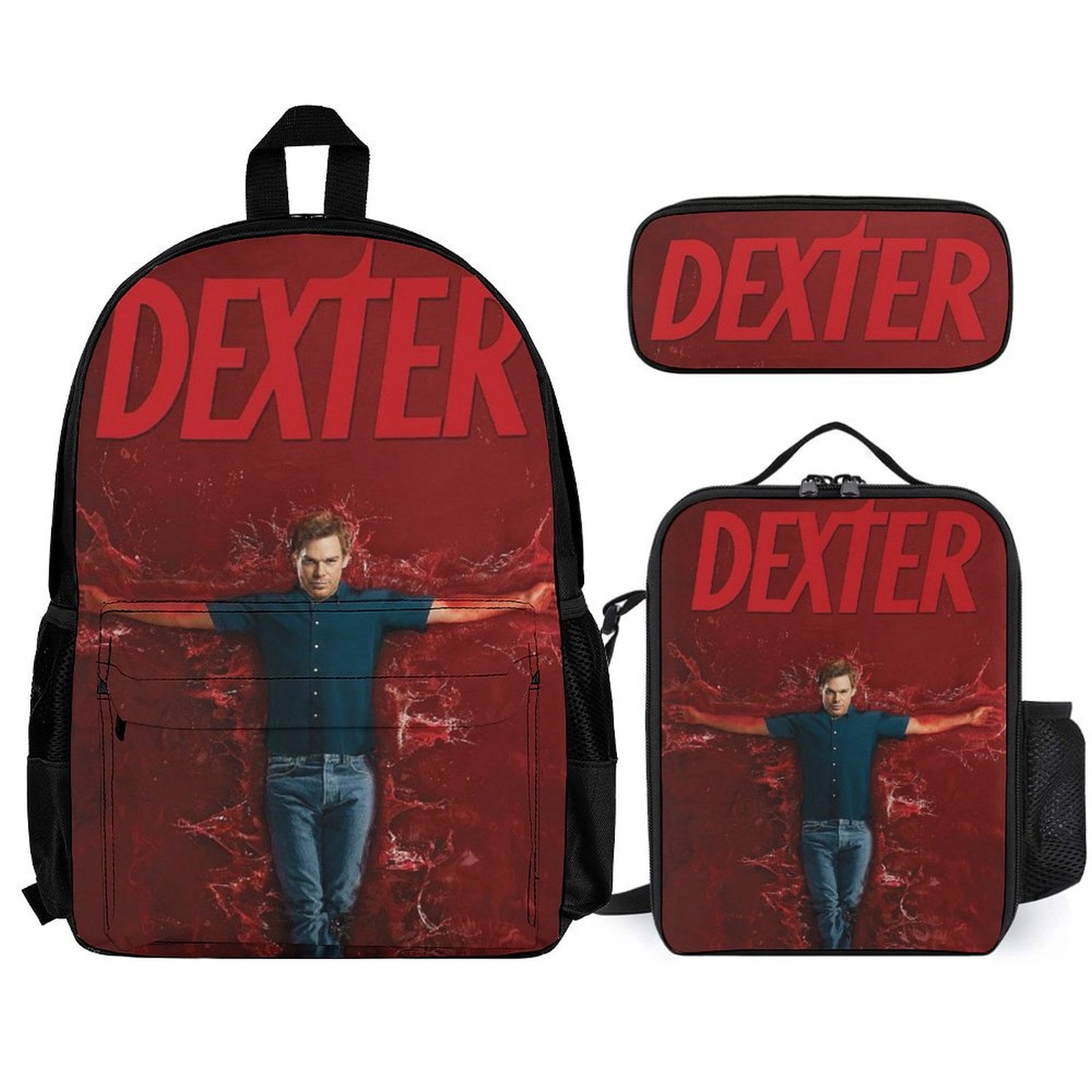Dexter 3 Pcs Set Backpack Lunch Bag Pencil Case Thermal Insulated Lunch ...