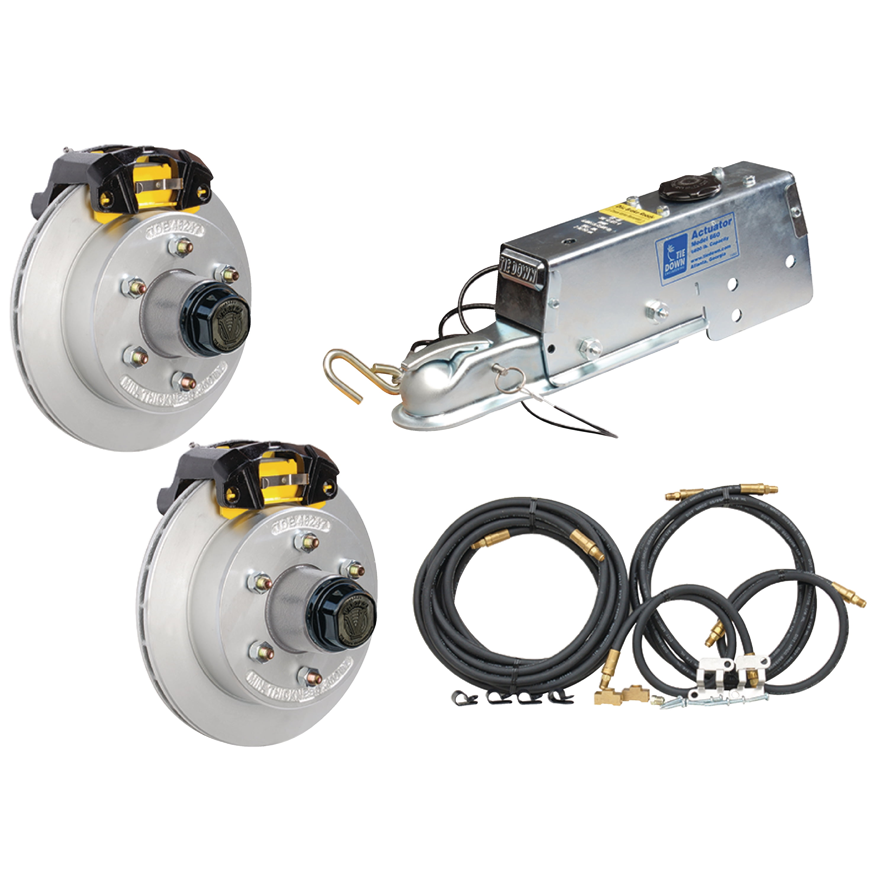 Dexter 82411 12" Eliminator Vented Disc Brakes with Vortex Hubs & Model ...