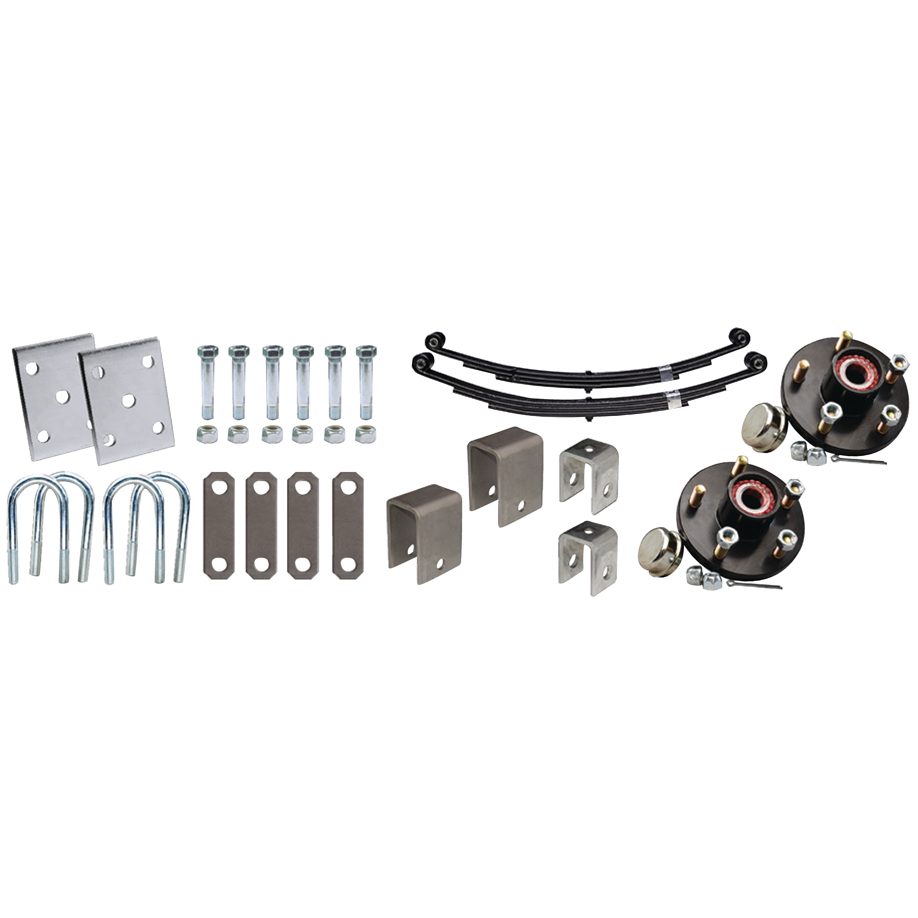 Dexter 86544 Single Axle 4-Stud 1-3/4" Round & 1" Spindle 2,000 to ...