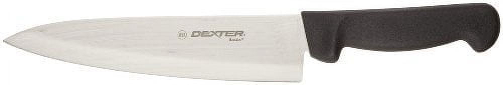 Dexter Basics Chef Knife, Black Handle, 8" - one knife. - Walmart.com