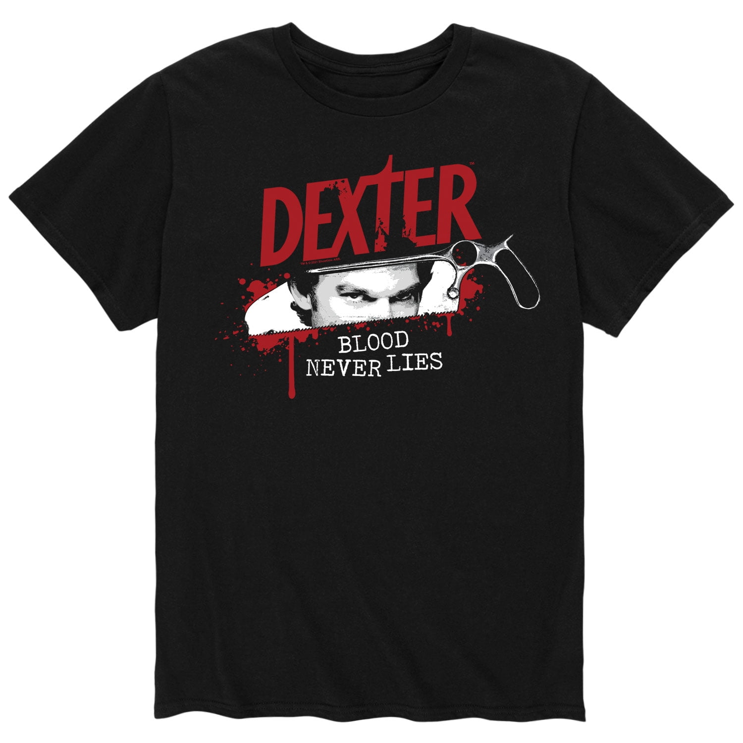 Dexter - Blood Never Lies - Men's Short Sleeve Graphic T-Shirt ...