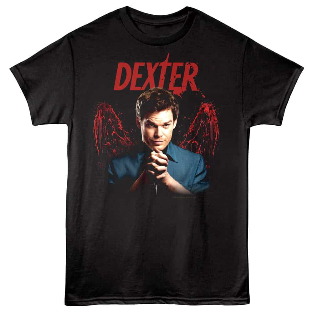 Dexter Blood Wings Black Men's T Shirt (Black, Adult4XL) - Walmart.com