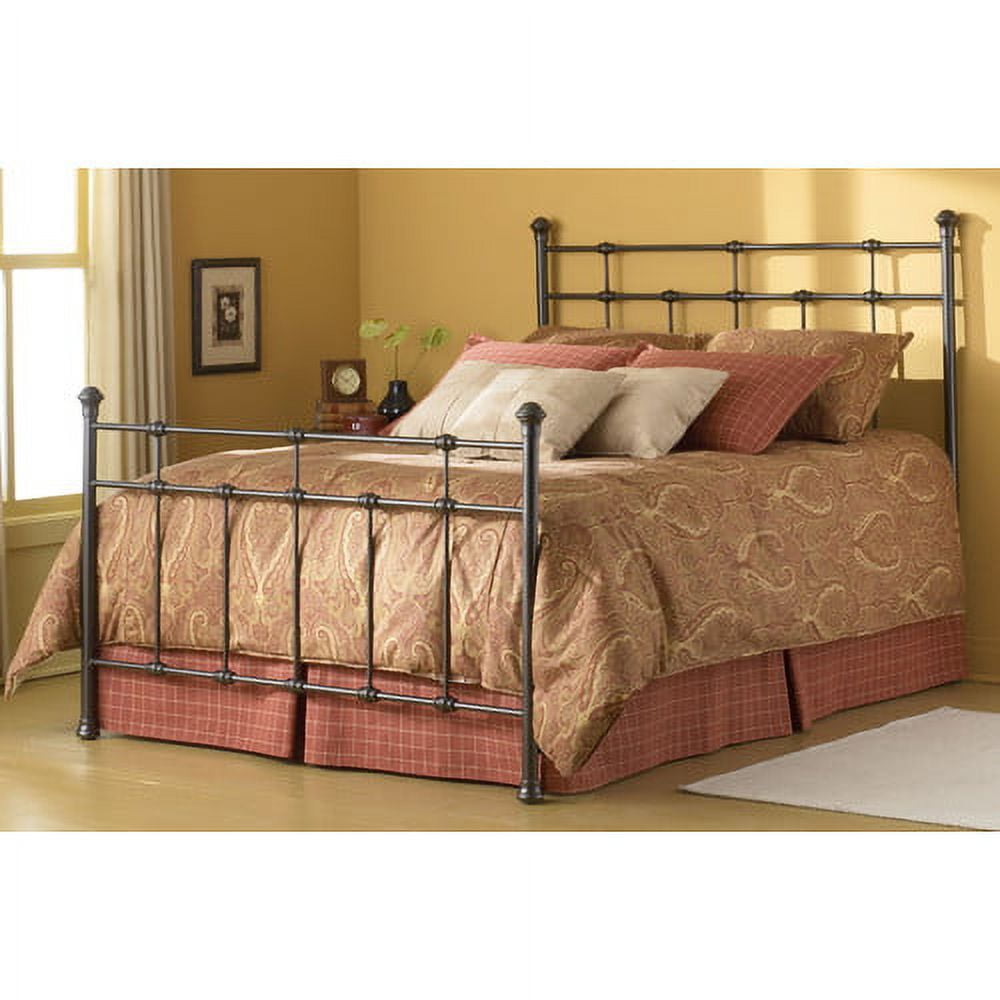 Dexter Complete Metal Bed and Steel Support Frame with Decorative ...
