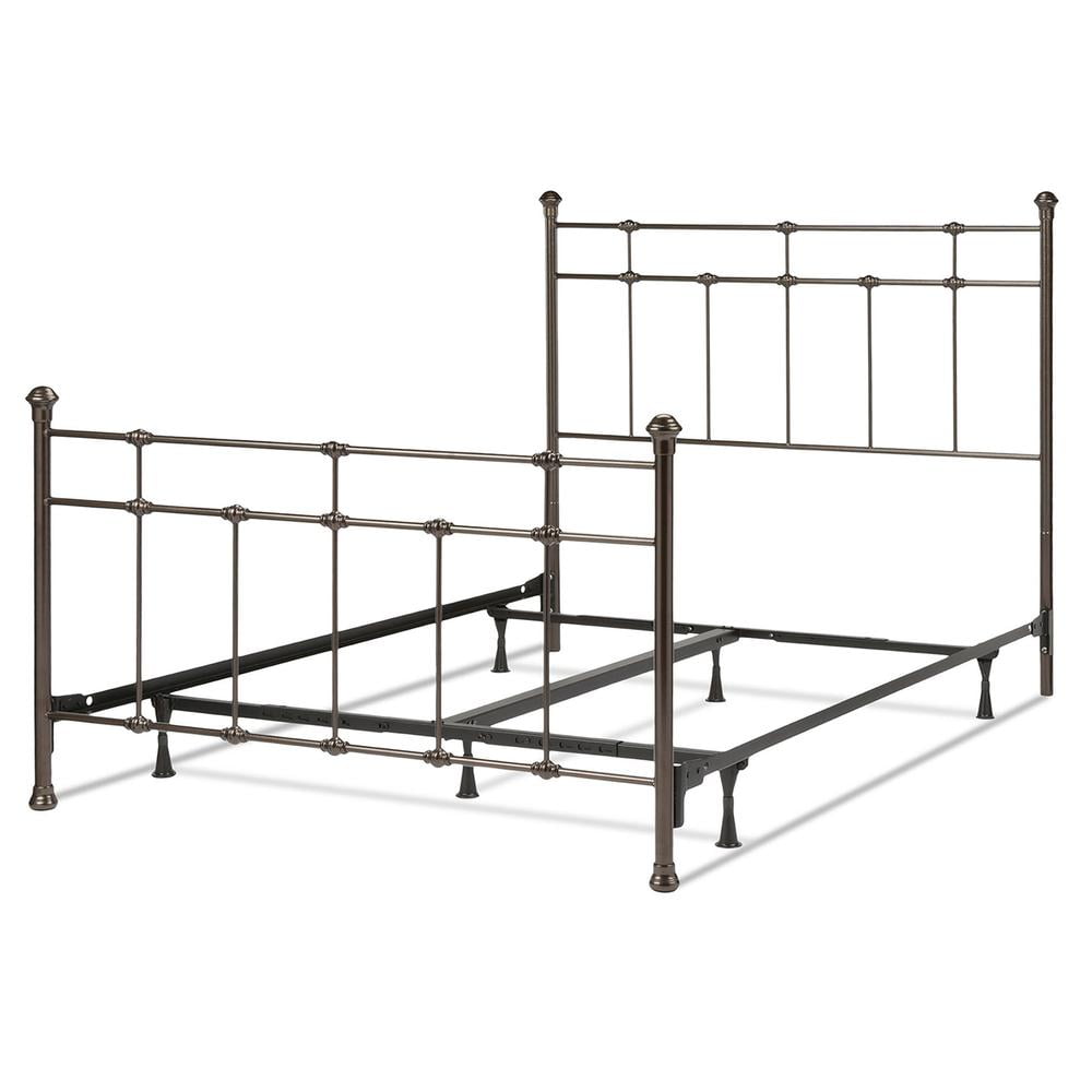 Dexter Complete Metal Bed and Steel Support Frame with Decorative ...