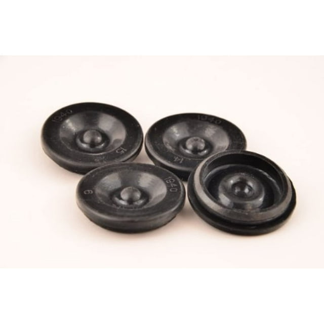 Dexter EZ Lube Rubber Grease Plugs, Hub Dust Cap - 4 Pack, Replacement ...