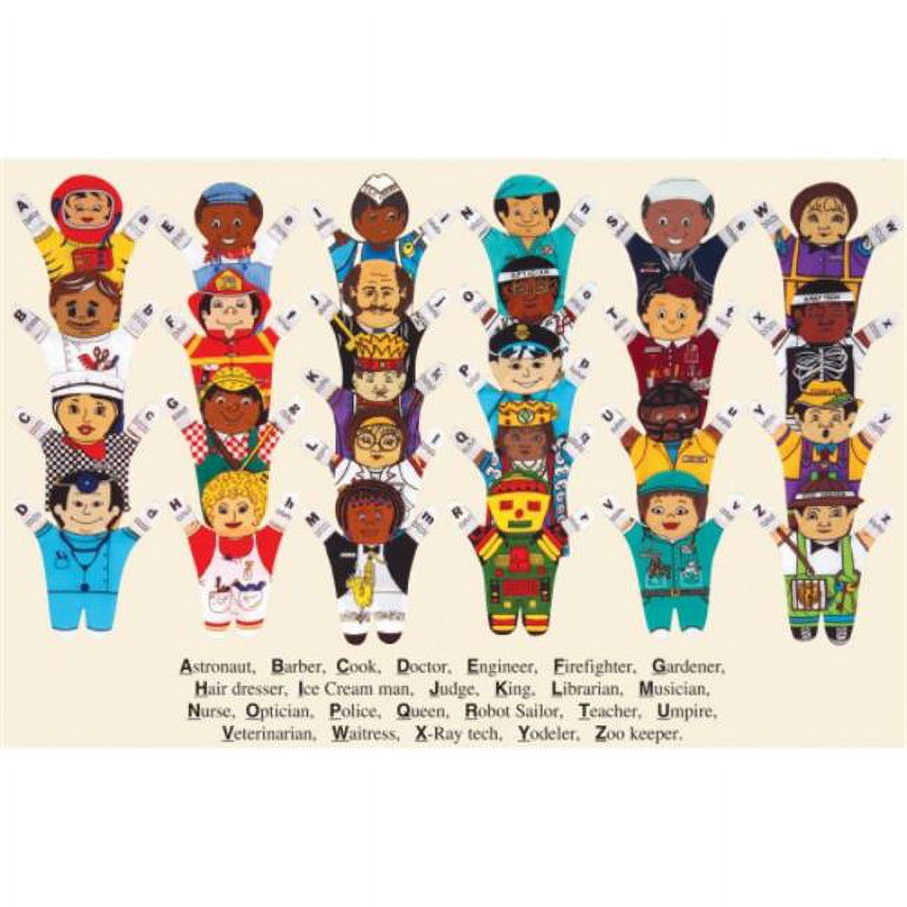 Dexter Educational Toys DEX680AP Alphabet People Puppets A to Z ...