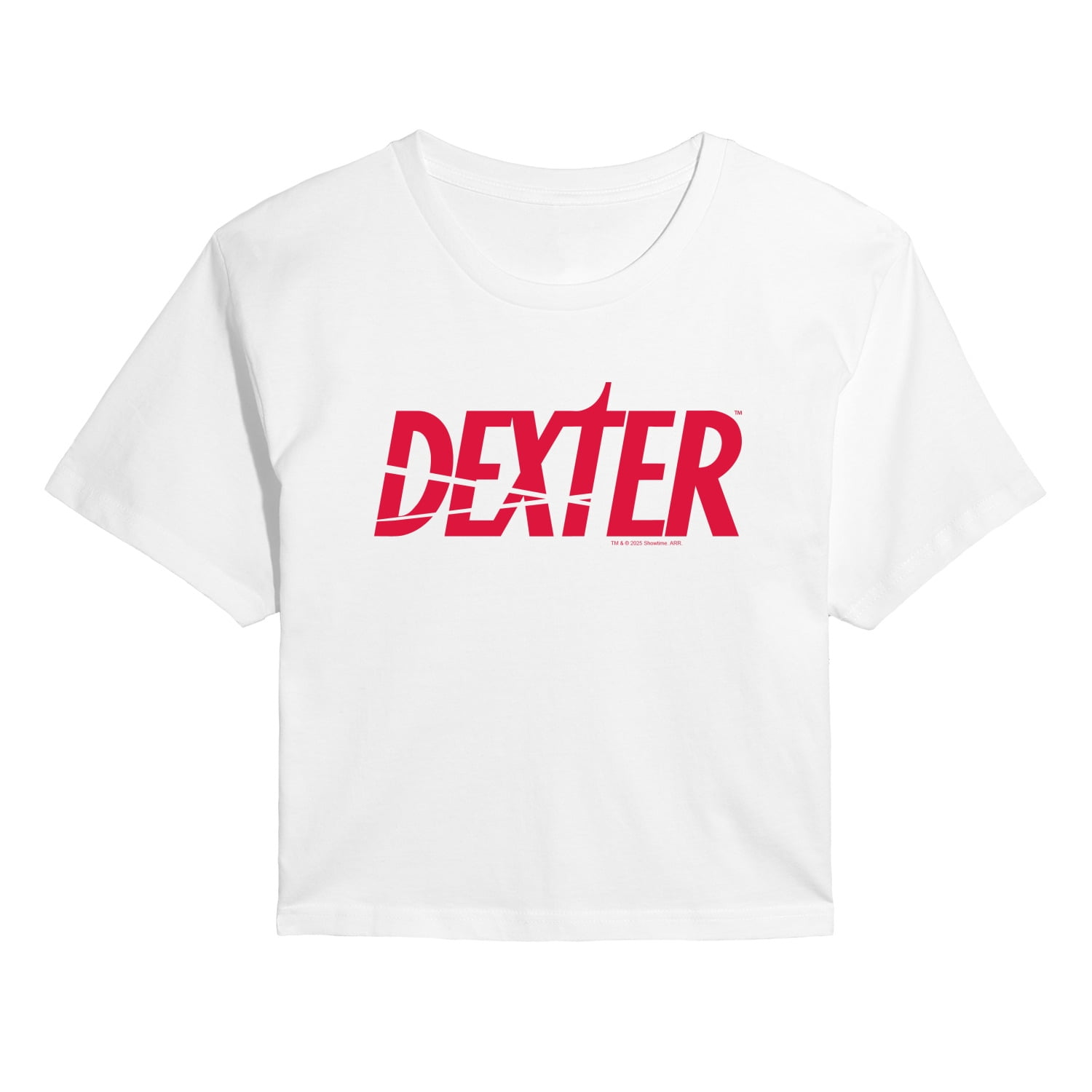 Dexter - Large Logo - Juniors Cropped Graphic T-Shirt - Walmart.com