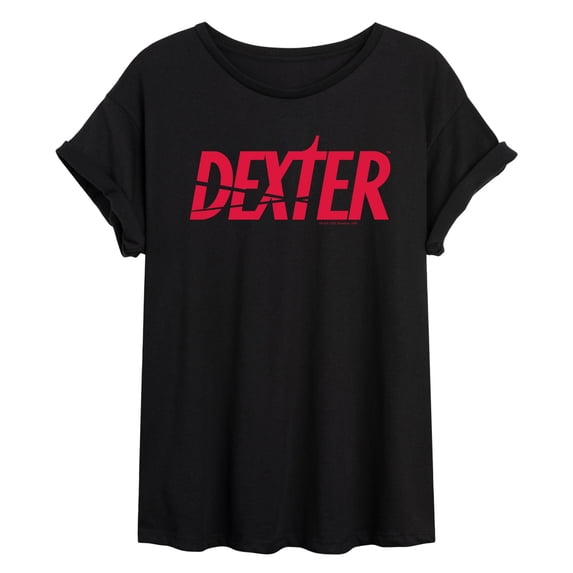Dexter - Large Logo - Juniors Oversized Graphic T-Shirt - Walmart.com
