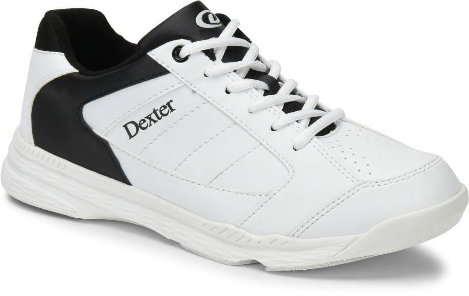 dexter ricky iv white/black men's bowling shoes, size 13 - Walmart.com