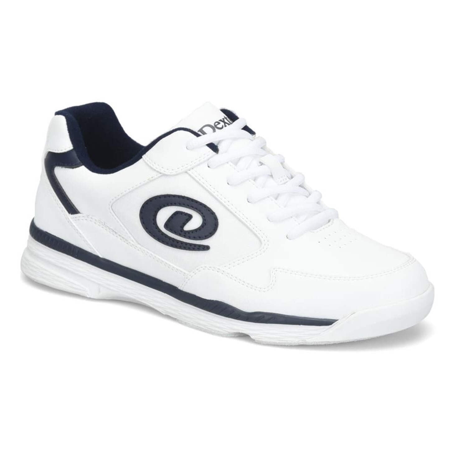 Dexter Mens Ricky V Bowling Shoes- White/Navy - Walmart.com