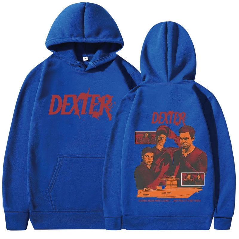 Dexter Morgan 2024 TV Merch Unisex Oversized Fleece Hooded Sweatshirt ...
