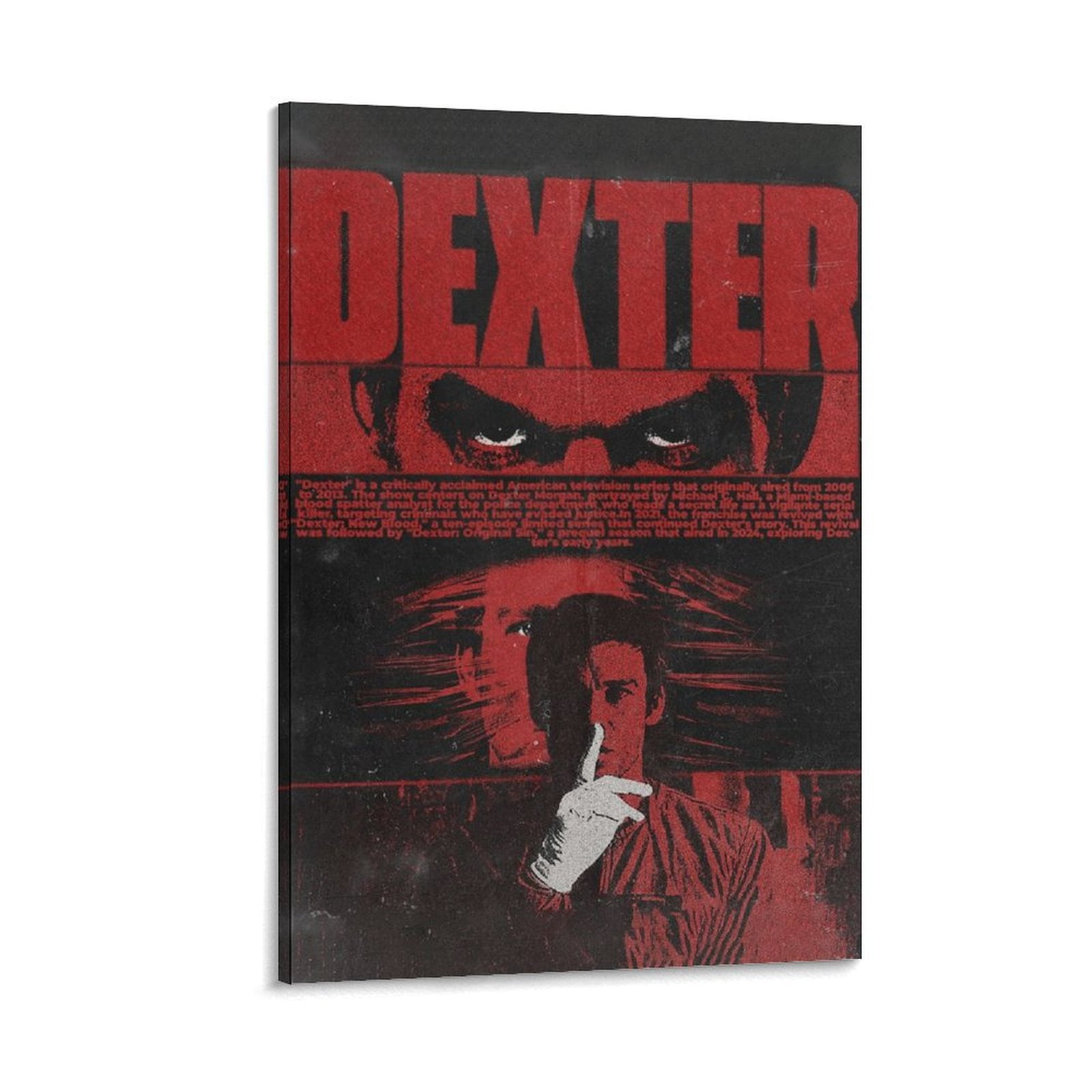 Dexter Movie Poster(5) Canvas Art Poster and Wall Art Picture Print ...