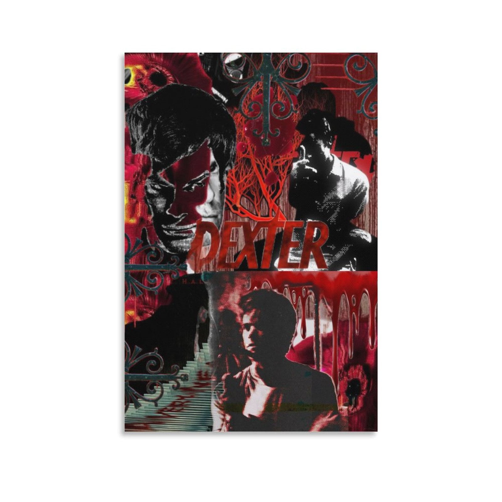Dexter Movie Poster(8) Artworks Canvas Poster Room Aesthetic Wall Art ...