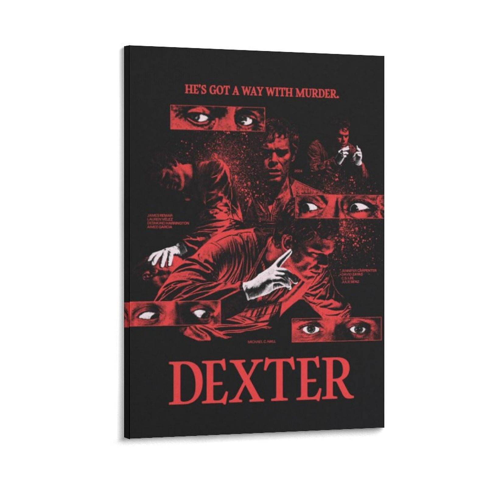 Dexter Movie Poster(9) Picture Print Canvas Poster Wall Paint Art ...