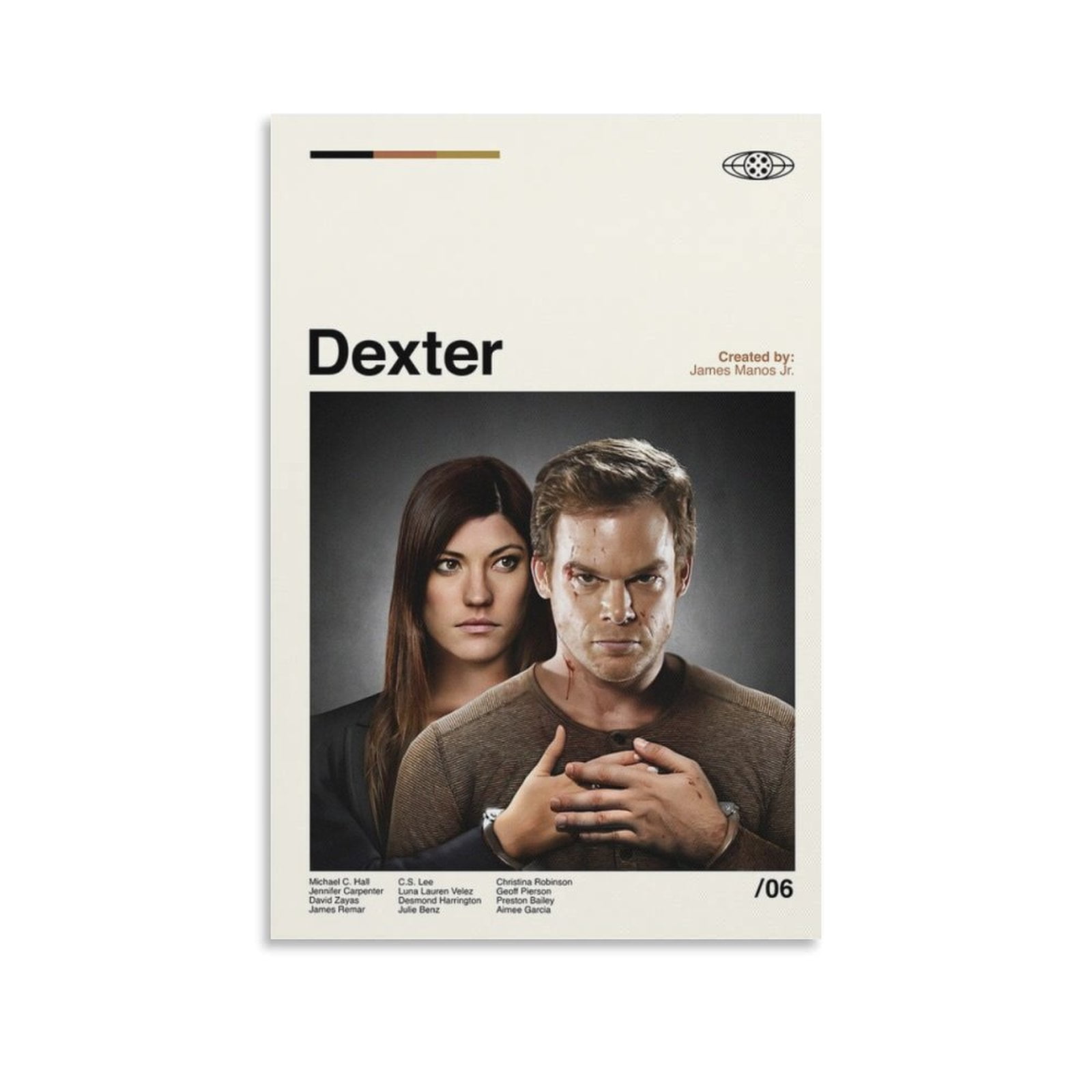 Dexter Movie Poster, Dexter Print, Midcentury Art, Minimalist Art, Movie Print, Vintage Poster ...