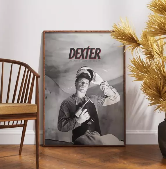 Dexter Poster, Tv Series Poster NO FRAMED POSTER, Home Decor, Vintage ...
