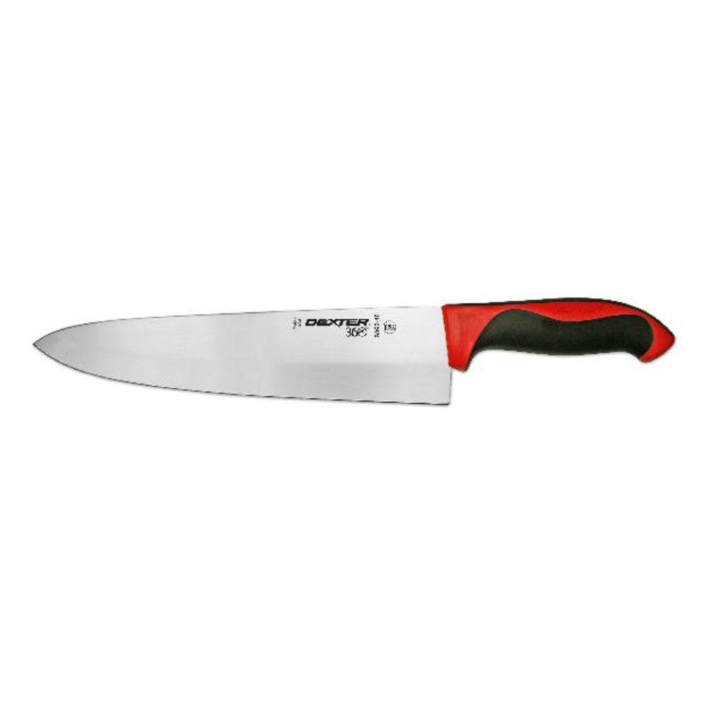 Dexter-Russell 10" Cook's Knife, High Carbon Steel - Red Handle ...