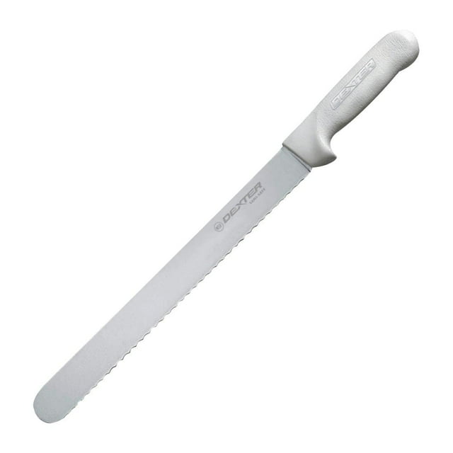 Dexter-Russell 12" Scalloped Slicer, S140-12SC-PCP, SANI-SAFE Series ...