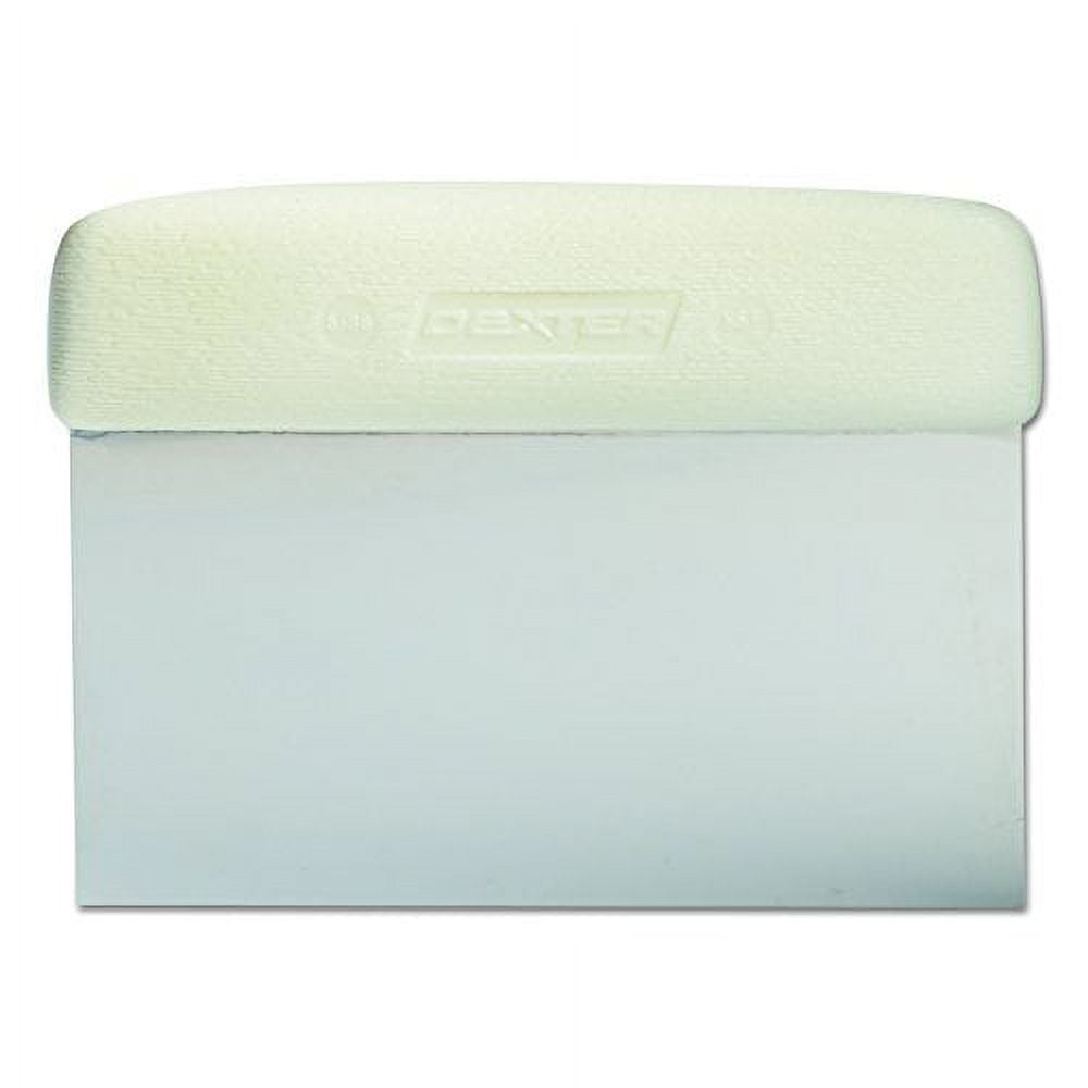 Dexter-Russell - Sani-Safe 19783 6" x 3" White Dough Cutter/Scraper ...