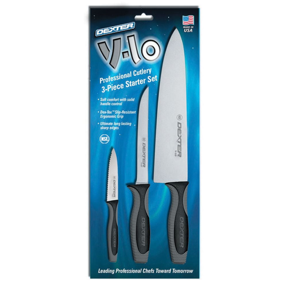 Dexter Russell V3CP V-Lo 3-Piece Starter Cutlery / Knife Set - Walmart.com