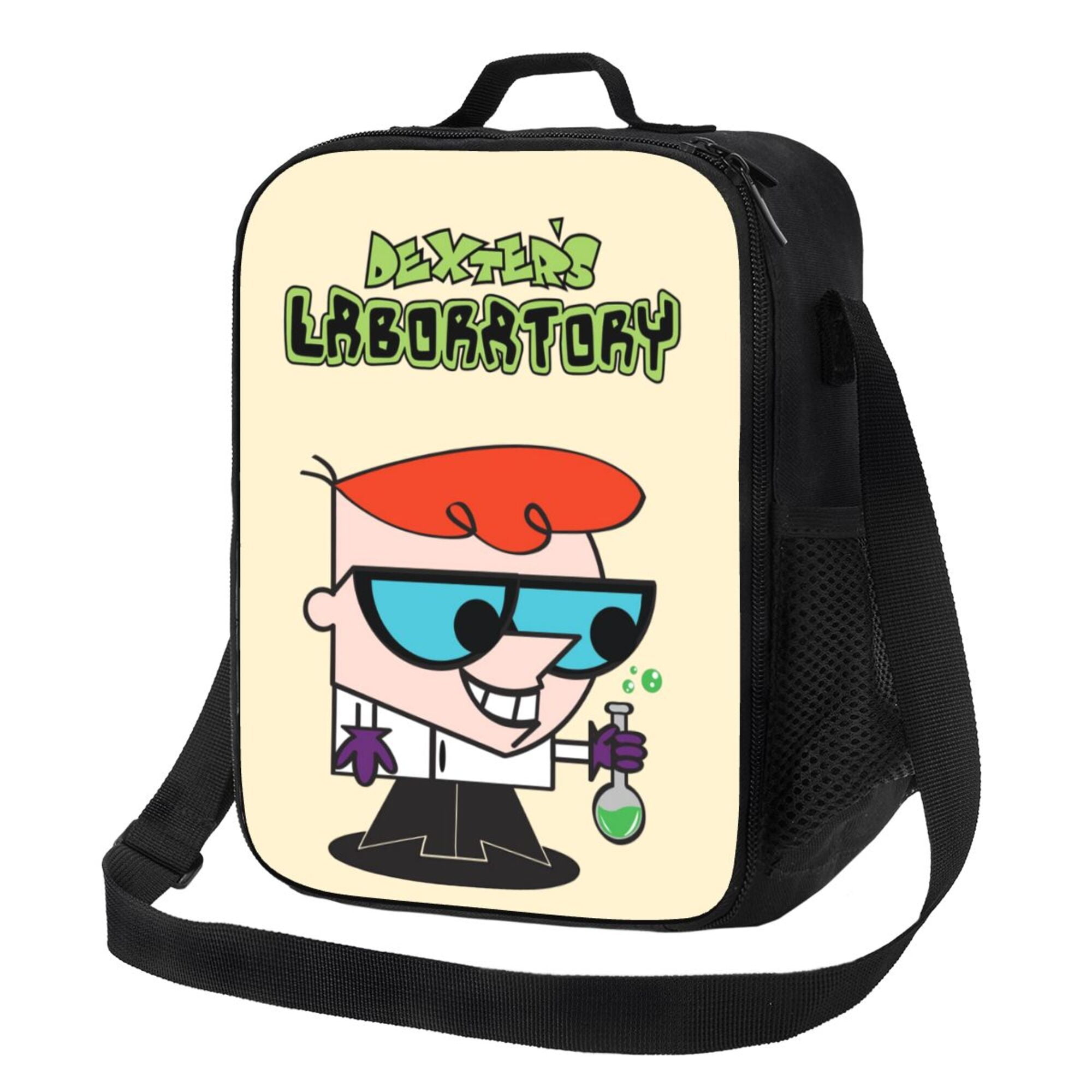 Dexter'S Laboratory Lunch Bag Lunch Box Lightweight Durable Lunch Tote Bag Portable Reusable ...