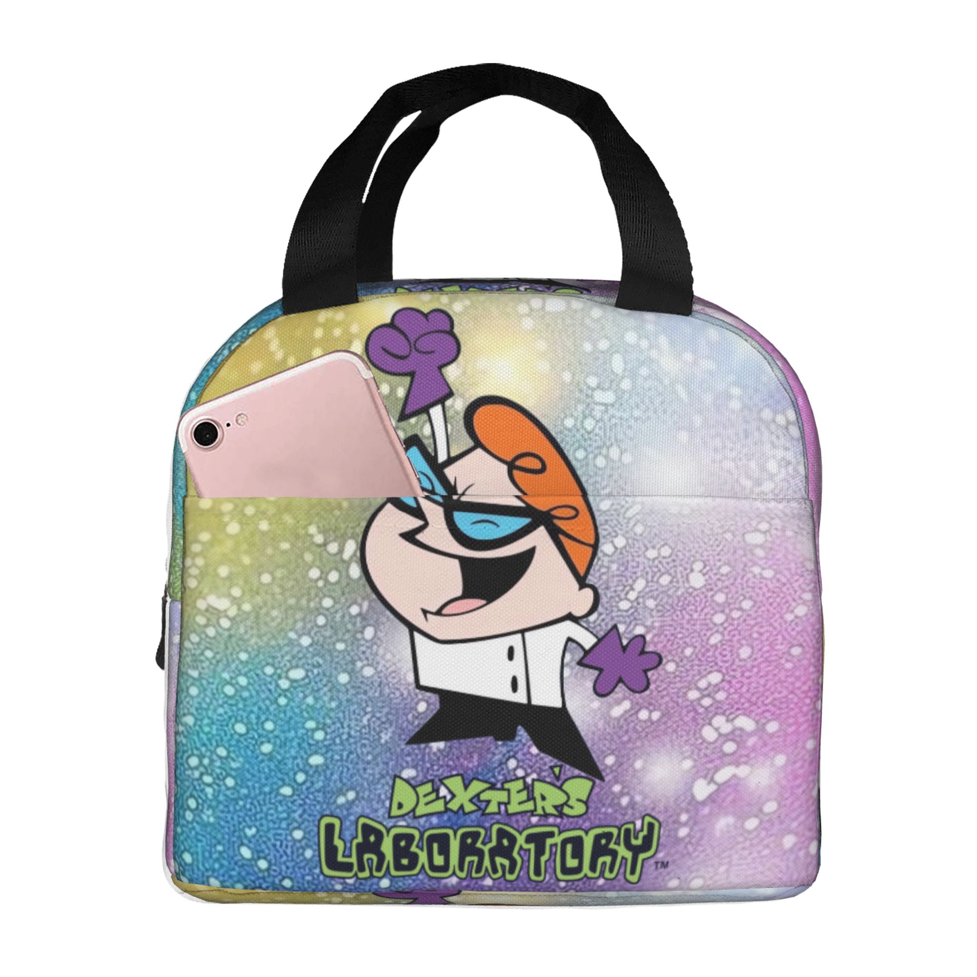 Dexter'S Laboratory Lunch Bag Tote Bag Insulated Lunch Box Picnic Beach ...