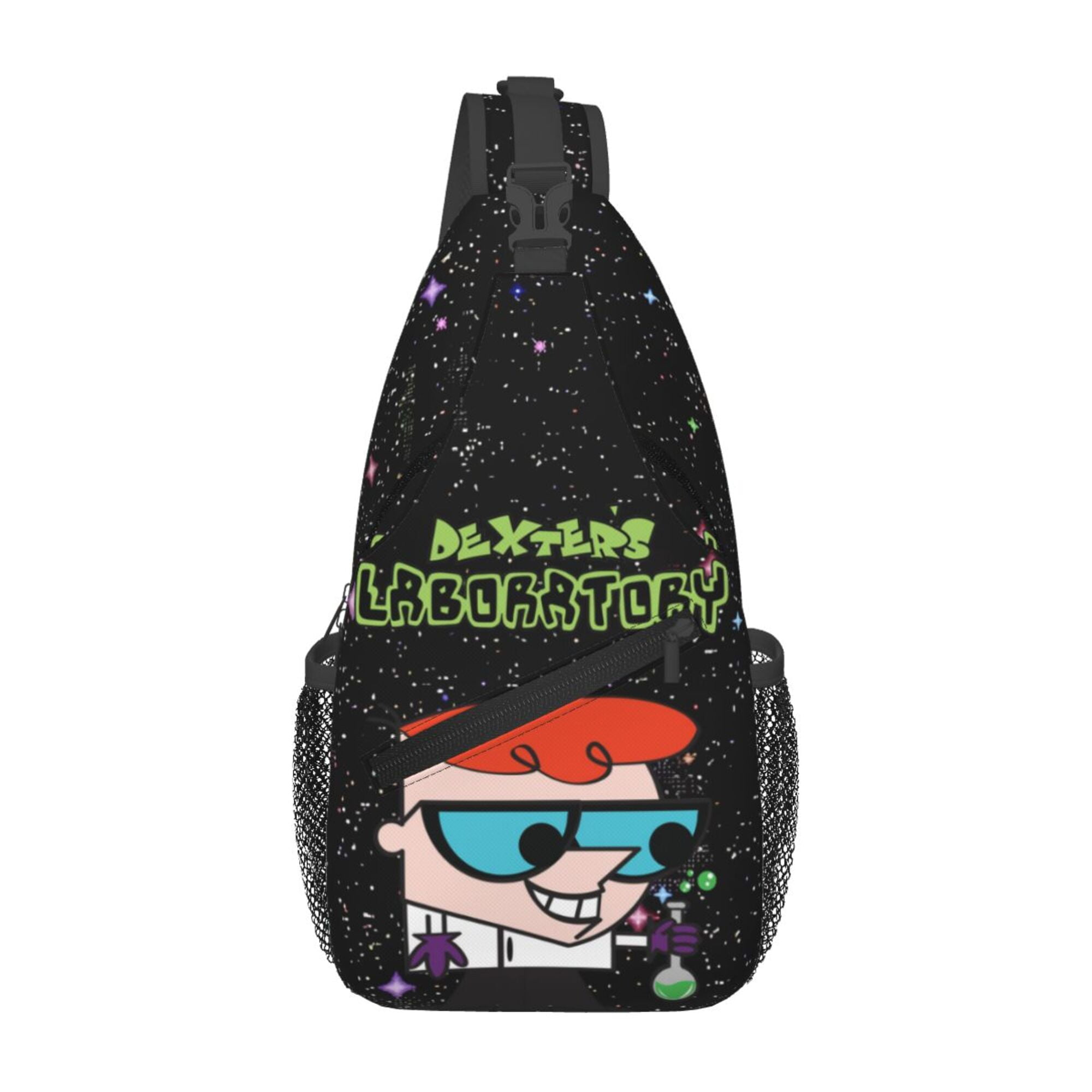 Dexter'S Laboratory Sling Bag Crossbody Sling Backpack Chest Bag Daypack Purses Shoulder Bag For ...