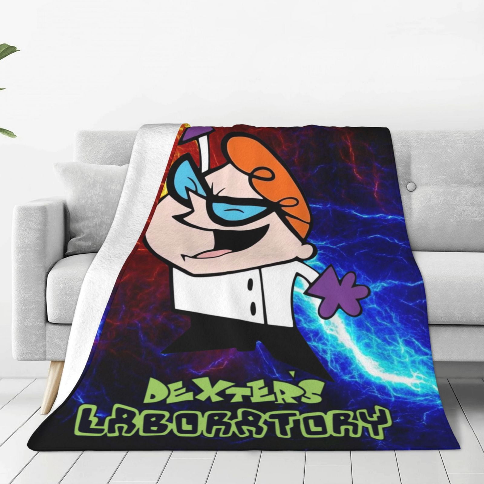 Dexter'S Laboratory Throw Blanket Couch Bed Sofa Soft Lightweight Warm ...