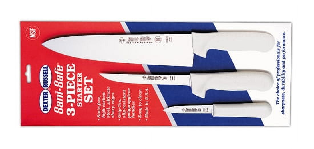 Dexter Sani-Safe® 3-Piece Cutlery Starter Set Stainless Steel with ...
