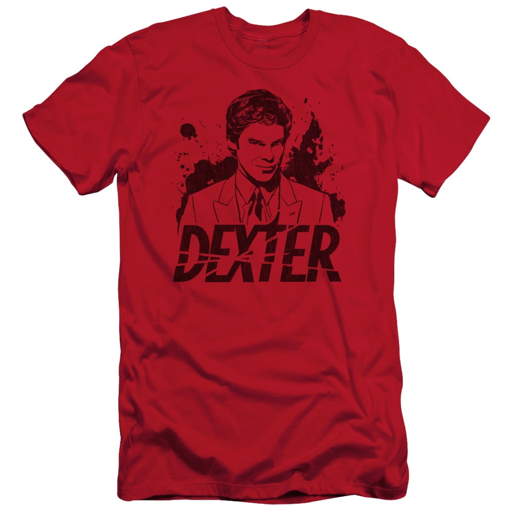 Dexter Splatter Dex Adult 30/1 T-Shirt Red - Walmart.com