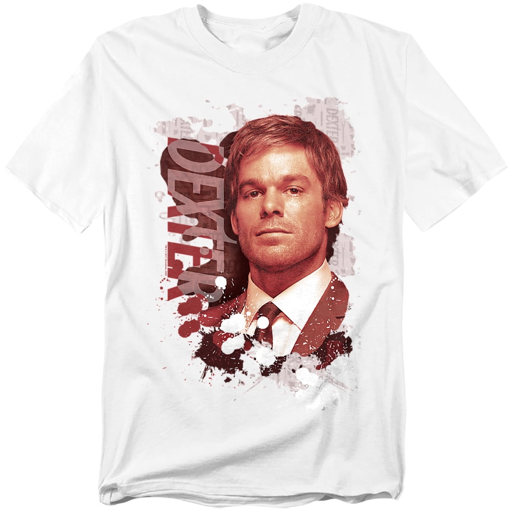 Dexter T-Shirt Splatter Unisex Graphic Tee For Men & Women - Walmart.com