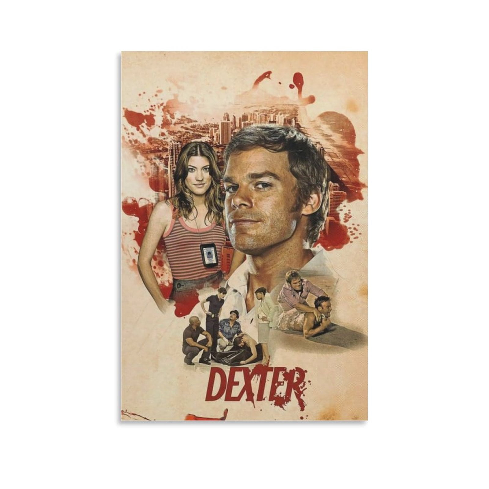 Dexter Tv Series Posters Painting On Canvas Wall Art Poster Scroll ...