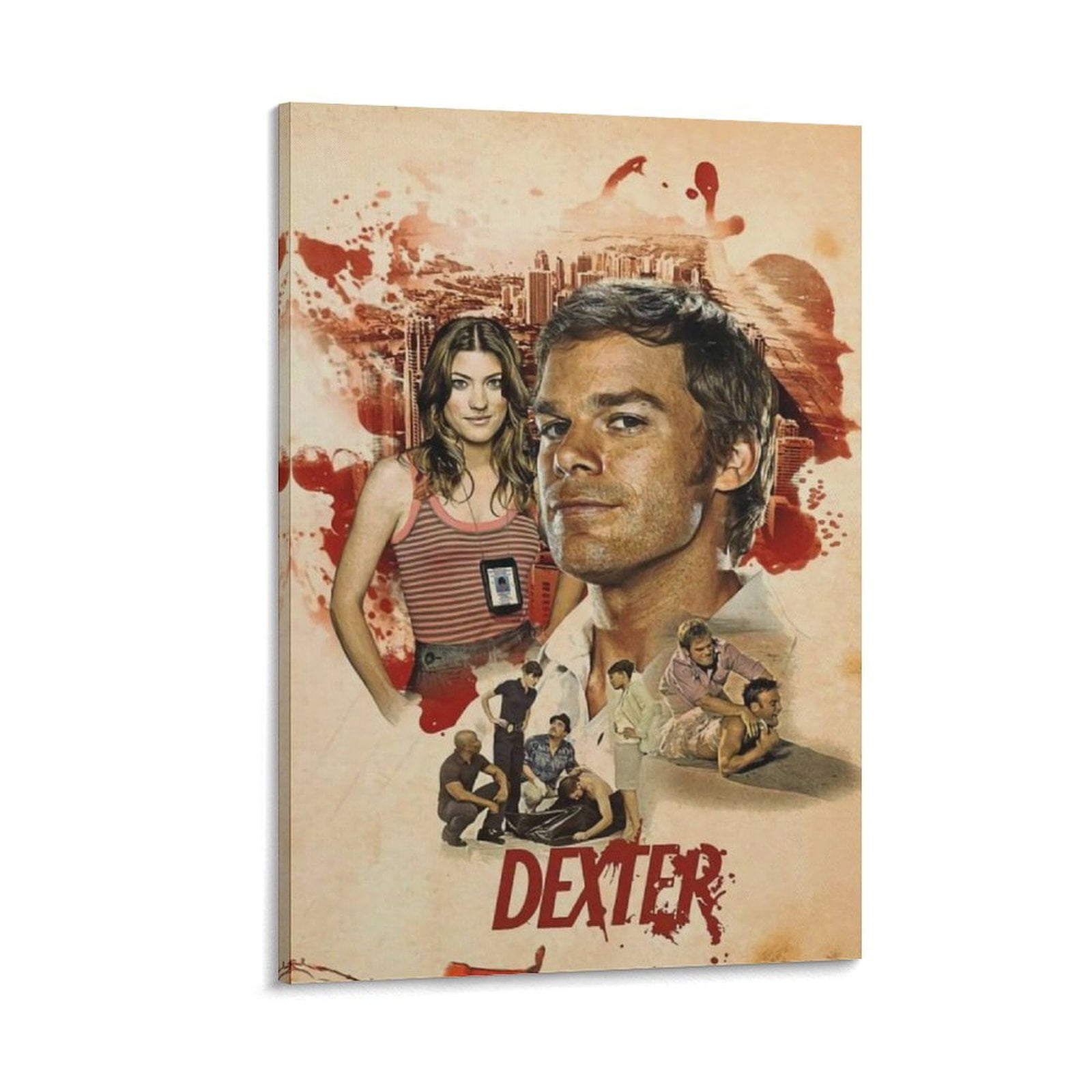Dexter Tv Series Posters Poster Cool Artworks Painting Wall Art Canvas ...
