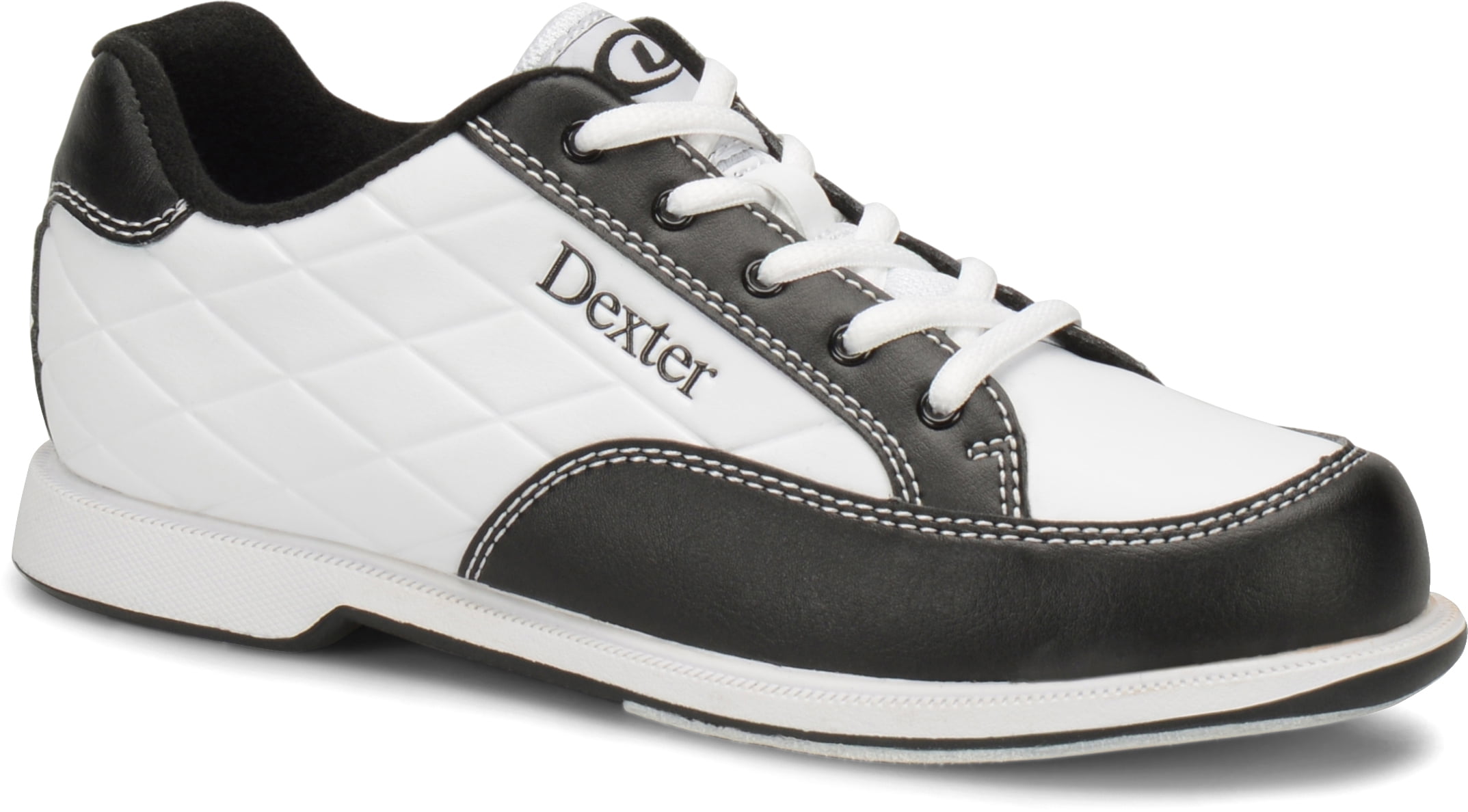 Dexter Womens Groove III Bowling Shoes Wide Width- White/Black 7 1/2 W ...