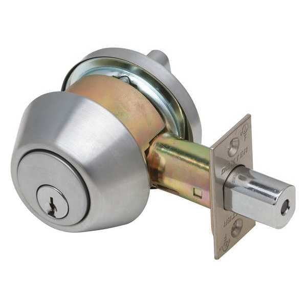 Dexter by Schlage Deadbolt Locks,Cylindrical,Grade 1 DB1000-SCT-626-KDC ...