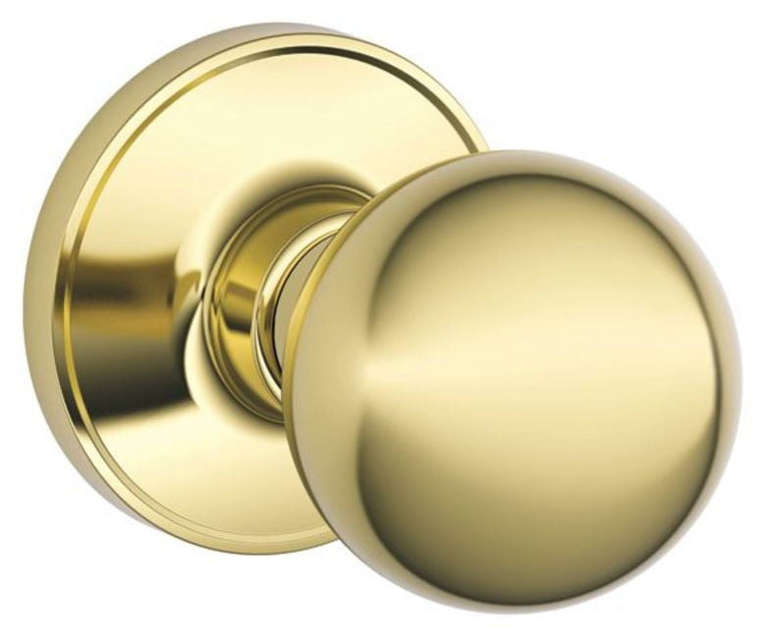 Dexter by Schlage J10CNA605 Corona Hall and Closet Knob, Bright Brass ...