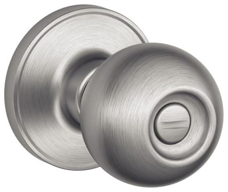 Dexter by Schlage J40CNA630 Corona Bed and Bath Knob, Satin Stainless ...