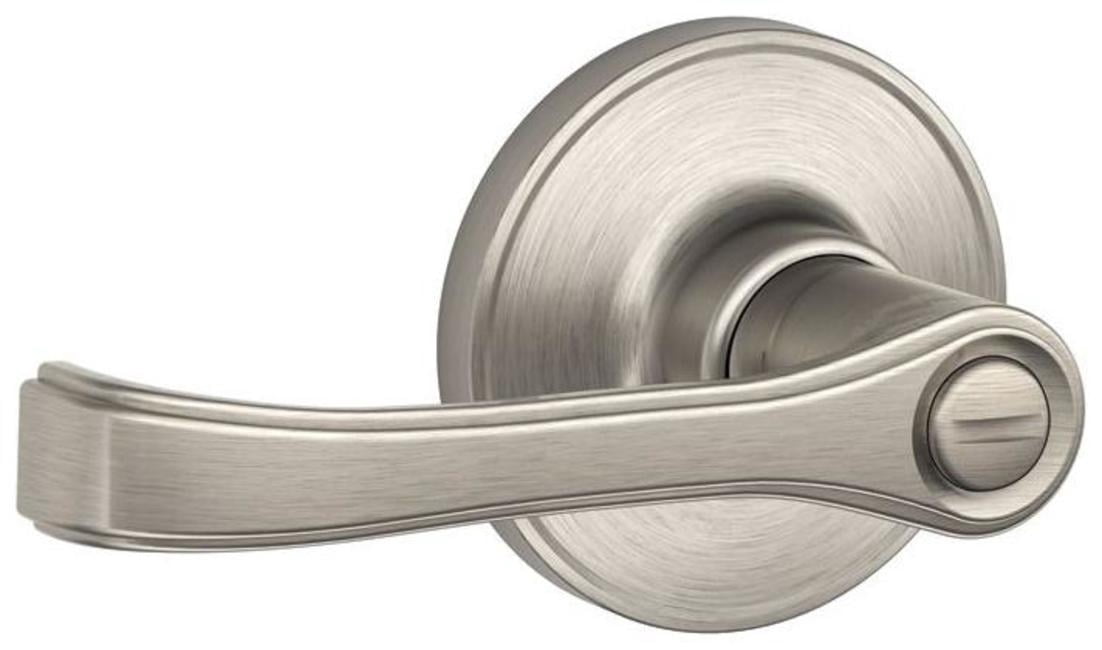 Dexter by Schlage J40TOR619 Torino Bed and Bath Lever, Satin Nickel ...