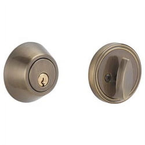 Dexter by Schlage JD60V609 Single-Cylinder Deadbolt, Antique Brass ...