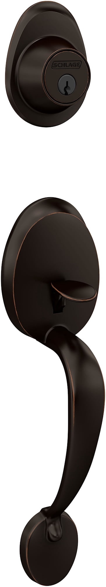 Dexter by Schlage JH58BAR716 Barcelona Exterior Handleset with Deadbolt ...